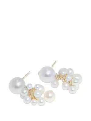 Completedworks Til The Stars Wane Pearl Earrings - Gold