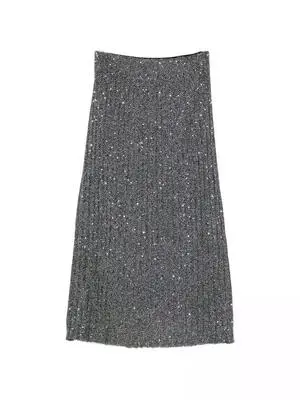 Missoni Midi Sequin-embellished Pleated Skirt