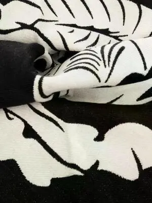 Burberry Graphic-print Fringed Triangular Scarf