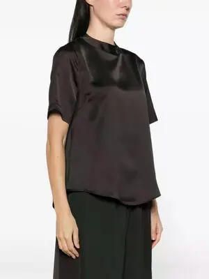 Imperial High Neck Top - Black