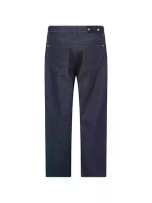 Stone Island Logo-patch Straight-leg Jeans