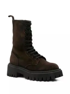GISEL B Lace-up Suede Boots