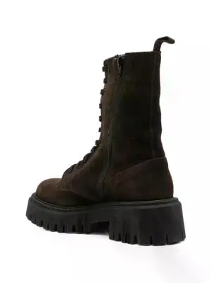 GISEL B Lace-up Suede Boots