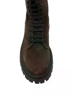 GISEL B Suede Lace-up Boots