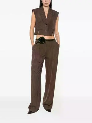 Imperial Pinstriped Cotton Trousers