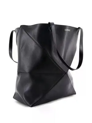 Loewe Puzzle Fold Tote Bag - Black