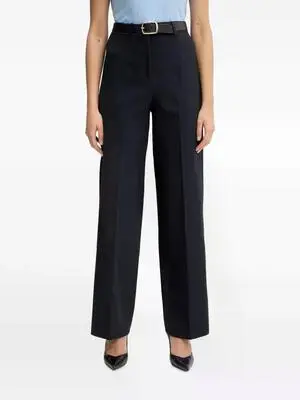 MORGAN Belted Tailored Trousers - Blue