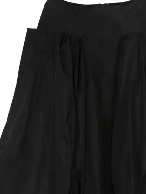 Tibi Pinched-pleat Midi Skirt