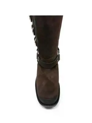 GISEL B Multi-buckle Leather Boots