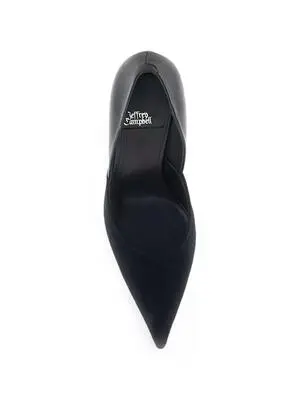 Jeffrey Campbell Volturi Pointed-toe Panelled Pumps