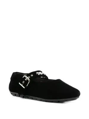 Simone Rocha Embellished Strap Ballet Flats