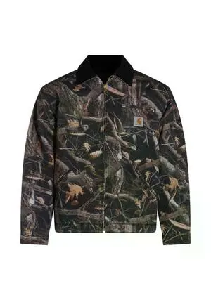 Carhartt Work In Progress Camouflage Cotton Jacket - Black