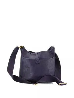 Hermès Evelyne Bag Gen Iii Clemence Pm Crossbody Bag - Blue