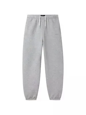 PURPLE BRAND Logo-embroidered Drawstring Track Pants - Grey
