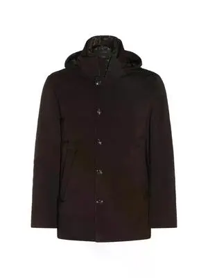 MONTECORE Hooded-padded Coat - Brown