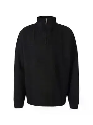 Jacquemus Logo-patch Half-zip Sweater