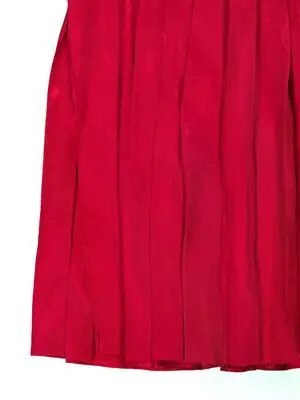 Gucci Silk Midi Skirt - Red