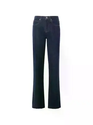 THE FRANKIE SHOP Dalston Raw-edge Straight-leg Jeans - Blue