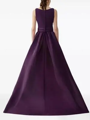 Carolina Herrera Column Overskirt Gown