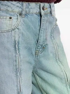 ROTATE BY BIRGER CHRISTENSEN Straight Denim Zip Jeans Light