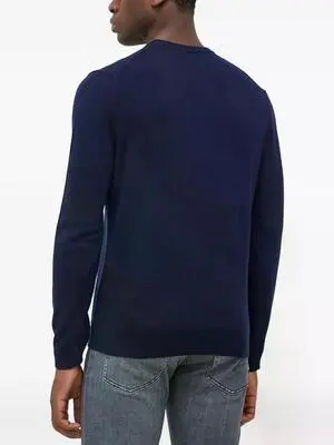 BENETTON Crew-neck Long-sleeve T-shirt - Blue