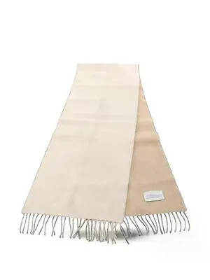 Loewe 2010s Anagram Fringed Scarf - Neutrals
