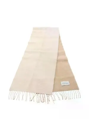 Loewe 2010s Anagram Fringed Scarf - Neutrals