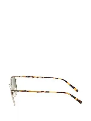 FERRAGAMO Rectangle Frame Gancini Sunglasses - Black