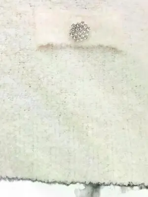 MORGAN Embellished Boucle-knit Sweater