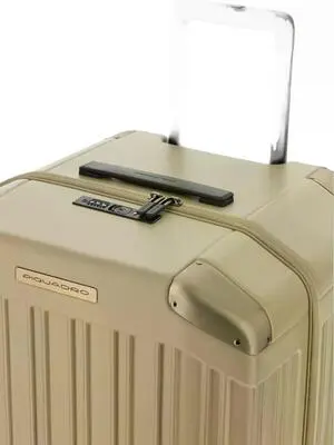 PIQUADRO Ridged Hard-shell Suitcase