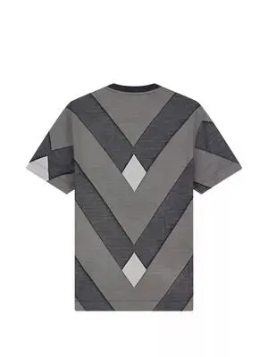 Emporio Armani Chevron-patterned T-shirt