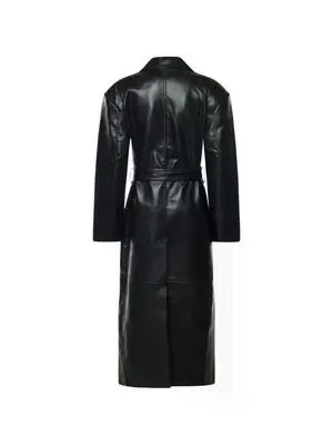 THE FRANKIE SHOP Tina Faux-leather Coat