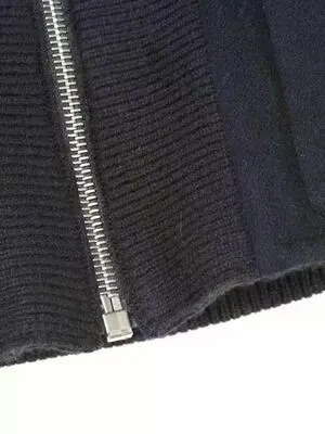 Hermès Zip-up Knit Hoodie