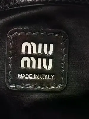 Miu Miu 2020s Shiny Leather Tote Bag