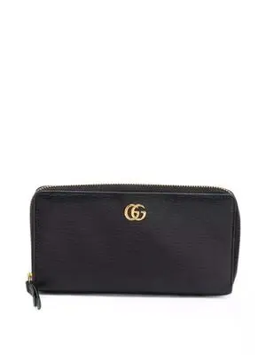 Gucci Gg Marmont Zip-around Wallet - Black