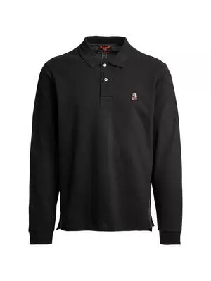 PARAJUMPERS Kerrobert Long-sleeve Polo Shirt - Black