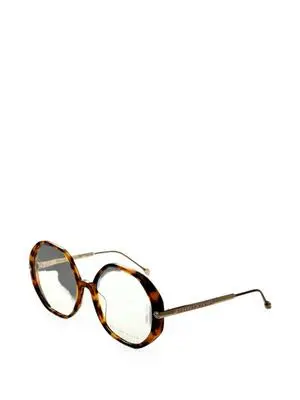 Philipp Plein Geometric-frame Glasses - Gold
