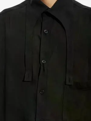 Yohji Yamamoto Oversized Long-line Shirt