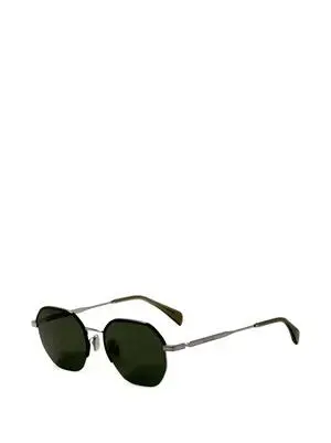 Paul Smith Paul Smith Lovell Geometric-Frame Sunglasses Silver