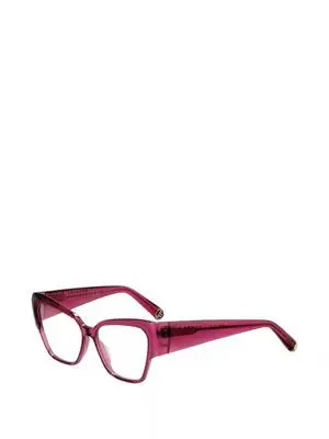 Philipp Plein Geometric-frame Glasses - Pink