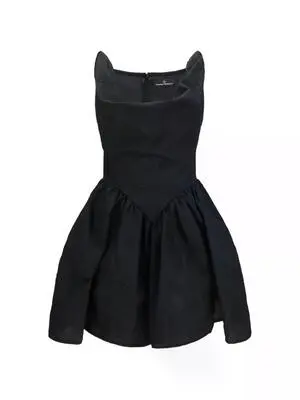 VIVIENNE WESTWOOD Sunday Floral-jacquard Mini Dress - Black