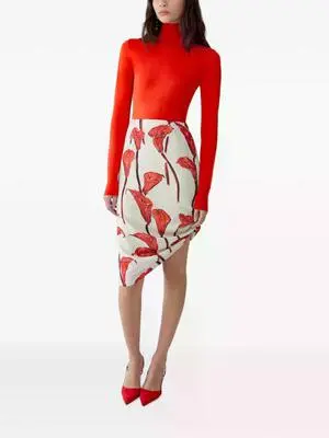 Carolina Herrera Mock Neck Sweater