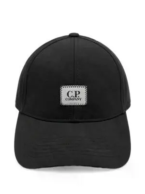 C.P. COMPANY Logo-patch Baseball Cap - Black