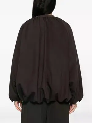 Imperial Zip-up Puffed-sleeve Jacket