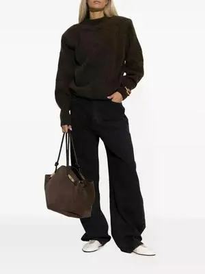 ROTATE BY BIRGER CHRISTENSEN Knit Flower Jumper Dark
