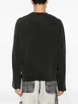 ENTIRE STUDIOS Faded-effect Long-sleeve T-shirt