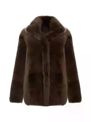 BIGARDINI Amira Shearling-trim Reversible Jacket