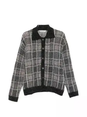 Our Legacy Grand Check Fuzzy Alpaca Sweater