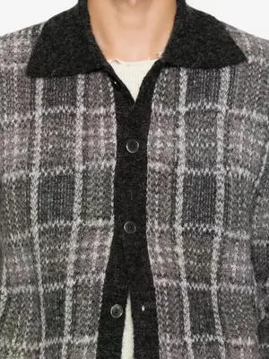 Our Legacy Grand Check Fuzzy Alpaca Sweater