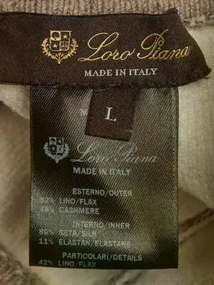 Loro Piana Feriolo Knitted Track Pants